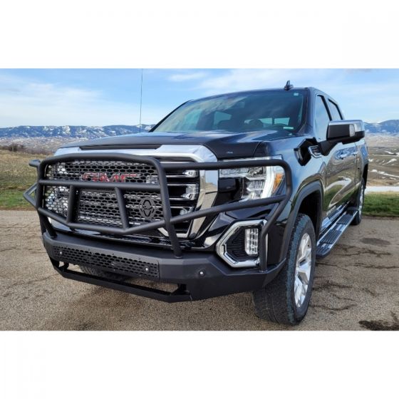 2019 2021 GMC 1500 Midnight Front Bumper w Grille Guard MFG19HBM1